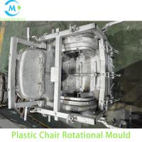 China SUNMORE ROTO OEM Plastic Chair Rotomold, Split Cast Aluminum Rotational Mould For Hollow Leisure Plastic Seat for sale