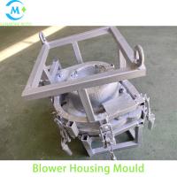 China SUNMORE ROTO Custom Aluminum Rotomold Blower Housing Mould, Hollow Plastic Fan Shell Rotational Molding Mold for sale