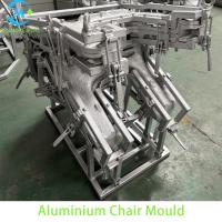 China SUNMORE ROTO Custom Cast Aluminum Rotomolding Chair Mould With Integral Lifting Frame & Multi-Point Quick Clamps, OEM Hollow Plastic Leisure Garden Seat Rotational Molding Mold for sale