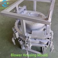 China SUNMORE ROTO Custom Cast Aluminum Blower Housing Rotomolding Mould, OEM Hollow Plastic Fan Shell Rotational Mold With Integral Lifting Frame & Multi-Point Quick Clamps for sale