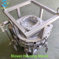 China SUNMORE ROTO Custom Cast Aluminum Blower Housing Rotomolding Mould, OEM Hollow Plastic Fan Shell Rotational Mold With Integral Lifting Frame & Multi-Point Quick Clamps for sale