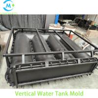 China OEM Drawing Custom Vertical Water Tank Rotational Mould, Cast Steel Industrial Water Tank Roto Mold With Lifting Frame for sale