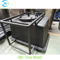 China Industrial Chemical IBC Tote Custom Cast Steel Rotomold, IBC Tank Mould Fit All Shuttle Rotomolding Machines for sale