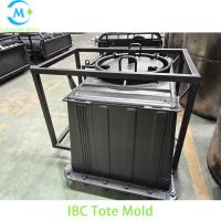 China Industrial Chemical IBC Tote Custom Cast Steel Rotomold, IBC Tank Mould Fit All Shuttle Rotomolding Machines for sale