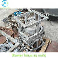 China SUNMORE ROTO OEM Custom Cast Steel Rotomolded Blower Housing Mould, Plastic Fan Shell Rotational Mold With Square Integrated Lifting Frame & Quick Toggle Clamps for sale