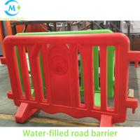 China Drawing Custom Hollow Water Filled Traffic Barrier Rotational Iron Mould, Cast Steel Plastic Road Isolation Block Roto Mold for sale