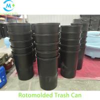 China SUNMORE ROTO OEM Custom Rotomolded Vertical Plastic Trash Can, Thick UV Resistant Hollow Waste Bin For Outdoor Public Site & Community for sale