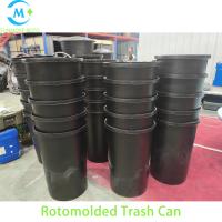 China SUNMORE ROTO OEM Custom Rotomolded Vertical Plastic Trash Can, Thick UV Resistant Hollow Waste Bin For Outdoor Public Site & Community for sale
