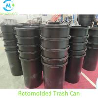 China SUNMORE ROTO OEM Custom Rotomolded Vertical Plastic Trash Can, Thick UV Resistant Hollow Waste Bin For Outdoor Public Site & Community for sale