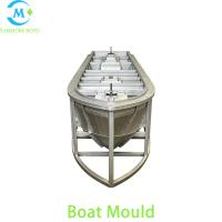China SUNMORE ROTO Custom Rotomolding Aluminum Boat Mould, Aluminum Alloy Rotational Mold For Plastic Fishing Boat Working On Rotomolding Machine for sale