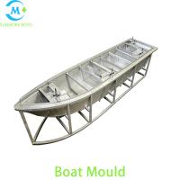 China SUNMORE ROTO Custom Rotomolding Aluminum Boat Mould, Aluminum Alloy Rotational Mold For Plastic Fishing Boat Working On Rotomolding Machine for sale