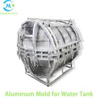 China SUNMORE ROTO Custom Rotomolding Aluminum Water Tank Mould, Aluminum Alloy Rotational Mold For PE Plastic Horizontal Water Storage Tank for sale