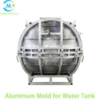 China SUNMORE ROTO Custom Rotomolding Aluminum Water Tank Mould, Aluminum Alloy Rotational Mold For PE Plastic Horizontal Water Storage Tank for sale