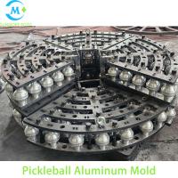 China SUNMORE ROTO Custom Multi-Cavity Rotomolding Aluminum Pickleball Mould, Aluminum Alloy Rotational Mold For Hollow PE Plastic Pickleball for sale
