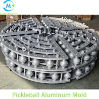 China SUNMORE ROTO Custom Multi-Cavity Rotomolding Aluminum Pickleball Mould, Aluminum Alloy Rotational Mold For Hollow PE Plastic Pickleball for sale