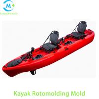 China SUNMORE ROTO Custom Aluminum Rotomolding Mold For Plastic Kayak, CNC Machined Rotational Mould For Rotomolded Fishing Kayak Canoe for sale