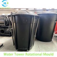 China SUNMORE ROTO Custom Steel Rotomolding Mold For Plastic Water Tank, Vertical Water Tower Rotational Mould For Rotomolded Water Storage Tank for sale