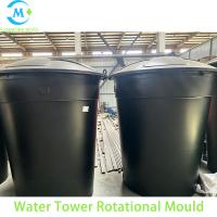 China SUNMORE ROTO OEM Custom Conical Vertical Water Tower Rotomolding Steel Mould, Thick Welded Rotational Mold For Plastic Conical Liquid Storage Tank for sale