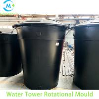China SUNMORE ROTO Custom Welded Steel Rotomolding Mold For Plastic Vertical Water Tower, Large Rotational Mould For Rotomolded Water Storage Tank for sale