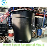 China SUNMORE ROTO Custom Welded Steel Rotomolding Mold For Plastic Vertical Water Tower, Large Rotational Mould For Rotomolded Water Storage Tank for sale