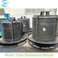 China SUNMORE ROTO OEM Custom Vertical Cylindrical Water Tank Rotomoulding Mould, Heavy Duty Cast Iron Rotational Mold For Plastic Liquid Storage Container Production for sale