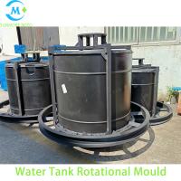 China SUNMORE ROTO OEM Custom Vertical Cylindrical Water Tank Rotomoulding Mould, Heavy Duty Cast Iron Rotational Mold For Plastic Liquid Storage Container Production for sale