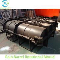 China SUNMORE ROTO OEM Custom Horizontal Rain Barrel Rotomolding Mould, Heavy Welded Iron Rotational Mold For Plastic Rainwater Collection Storage Tank for sale