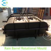 China SUNMORE ROTO OEM Custom Horizontal Rain Barrel Rotomolding Mould, Heavy Welded Iron Rotational Mold For Plastic Rainwater Collection Storage Tank for sale