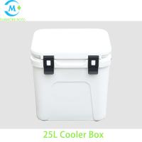 China SUNMORE ROTO OEM 25L Rotomolded Cooler Box, Portable Sealed Thermal Insulation Container For Outdoor Camping, Seafood & Goods Transportation for sale