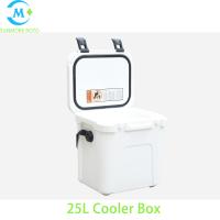 China SUNMORE ROTO OEM 25L Rotomolded Cooler Box, Portable Sealed Thermal Insulation Container For Outdoor Camping, Seafood & Goods Transportation for sale