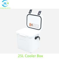 China SUNMORE ROTO OEM 25L Rotomolded Cooler Box, Portable Sealed Thermal Insulation Container For Outdoor Camping, Seafood & Goods Transportation for sale