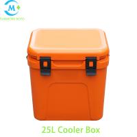 China SUNMORE ROTO OEM Custom Color 25L Rotomolded Thermal Cooler Container, Sealed Portable Insulated Storage Box For Outdoor Activities And Fresh Goods Transport for sale