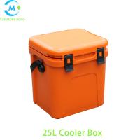 China SUNMORE ROTO Custom 25L Rotomolded Thermal Cooler Container, Sealed Portable Insulated Storage Box For Outdoor Activities, Fresh Product Transport for sale