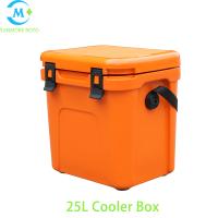 China SUNMORE ROTO Custom 25L Rotomolded Thermal Cooler Container, Sealed Portable Insulated Storage Box For Outdoor Activities, Fresh Product Transport for sale