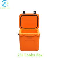 China SUNMORE ROTO Custom 25L Rotomolded Thermal Cooler Container, Sealed Portable Insulated Storage Box For Outdoor Activities, Fresh Product Transport for sale