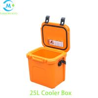 China SUNMORE ROTO Custom 25L Rotomolded Thermal Cooler Container, Sealed Portable Insulated Storage Box For Outdoor Activities, Fresh Product Transport for sale