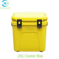 China SUNMORE ROTO OEM Custom Color 25L Rotomolded Thermal Cooler Container, Sealed Portable Insulated Storage Box For Outdoor Activities And Fresh Goods Transport for sale