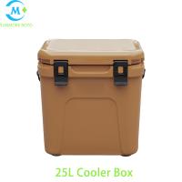 China SUNMORE ROTO OEM Custom Color 25L Rotomolded Thermal Cooler Container, Sealed Portable Insulated Storage Box For Outdoor Activities And Fresh Goods Transport for sale