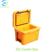 China SUNMORE ROTO OEM 35L Rotomolded Thermal Cooler Container, Openable Sealed Portable Insulated Storage Box For Outdoor Activities, Fresh Product Transport for sale