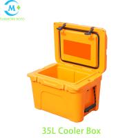 China SUNMORE ROTO OEM 35L Rotomolded Thermal Cooler Container, Openable Sealed Portable Insulated Storage Box For Outdoor Activities, Fresh Product Transport for sale