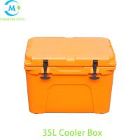 China SUNMORE ROTO OEM 35L Rotomolded Thermal Cooler Container, Openable Sealed Portable Insulated Storage Box For Outdoor Activities, Fresh Product Transport for sale