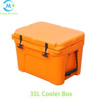 China SUNMORE ROTO OEM 35L Rotomolded Thermal Cooler Container, Openable Sealed Portable Insulated Storage Box For Outdoor Activities, Fresh Product Transport for sale