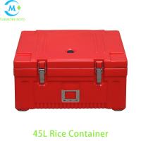 China SUNMORE ROTO OEM 45L Rotomolded Thermal Rice Container, Stainless Steel Latch Sealed Insulated Food Storage Box For Catering Food Delivery for sale