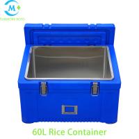 China SUNMORE ROTO Custom 60L Rotomolded Hot Food Insulated Container, Stainless Steel Fastener Sealed Thermal Rice Box For Catering Group Meal Distribution & Kitchen Food Storage for sale