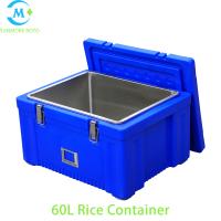 China SUNMORE ROTO Custom 60L Rotomolded Hot Food Insulated Container, Stainless Steel Fastener Sealed Thermal Rice Box For Catering Group Meal Distribution & Kitchen Food Storage for sale