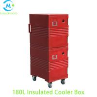 China SUNMORE ROTO OEM 180L Rotomolded Mobile GN Pan Insulated Cabinet, Front Access Thermal Food Storage Box With Casters For Commercial Catering & Off-site Food Delivery for sale