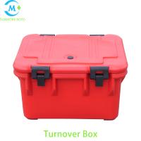 China SUNMORE ROTO Custom Rotomolded Insulated Plastic Turnover Box, Latch Sealed Food Circulation Container For Catering Ingredients & Prepared Meal Transport for sale