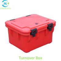 China SUNMORE ROTO Custom Rotomolded Insulated Plastic Turnover Box, Latch Sealed Food Circulation Container For Catering Ingredients & Prepared Meal Transport for sale