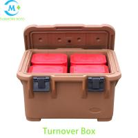 China SUNMORE ROTO Rotational Molding Insulated Catering Transport Box, Lockable Sealed Plastic Turnover Container For Food Raw Materials & Cooked Food Logistics for sale