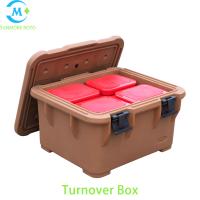 China SUNMORE ROTO Rotational Molding Insulated Catering Transport Box, Lockable Sealed Plastic Turnover Container For Food Raw Materials & Cooked Food Logistics for sale